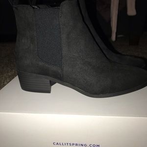 Call It Spring | Shoes | Black Ankle Boots | Poshmark